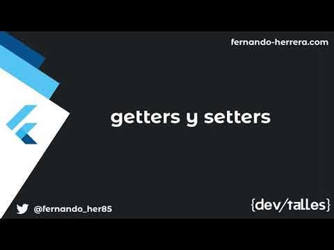 [S2/L12] Flutter Móvil: De cero a experto 2023 | Dart - Getters y setters - YouTube