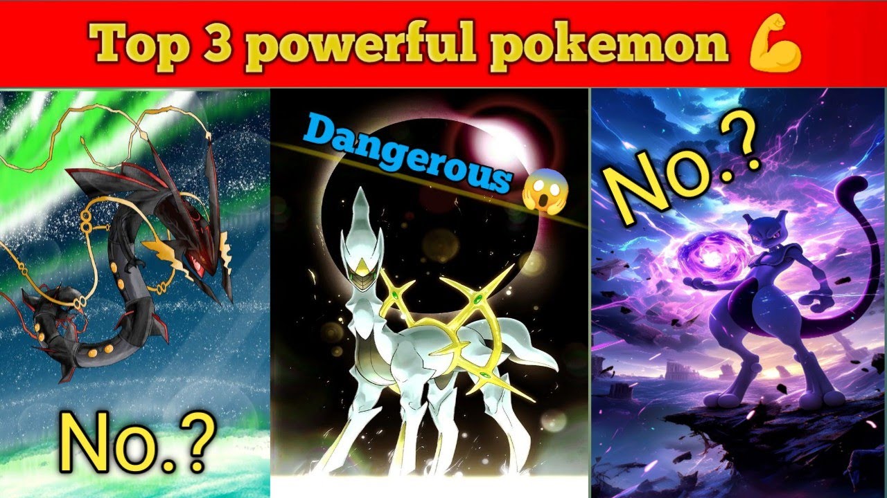 Most dangerous pokemon 😱|| worlds powerful pokemon 💪 - YouTube