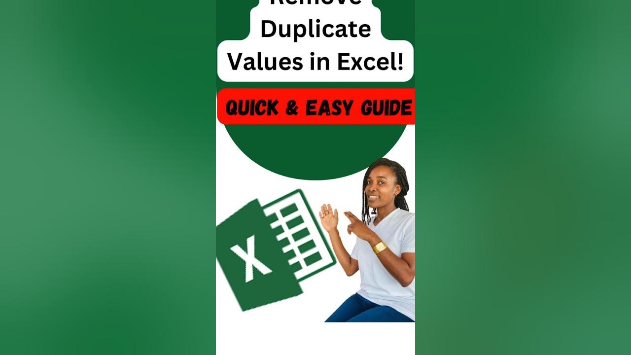 How to Remove Duplicate Values in Excel (Fast & Easy!) - YouTube