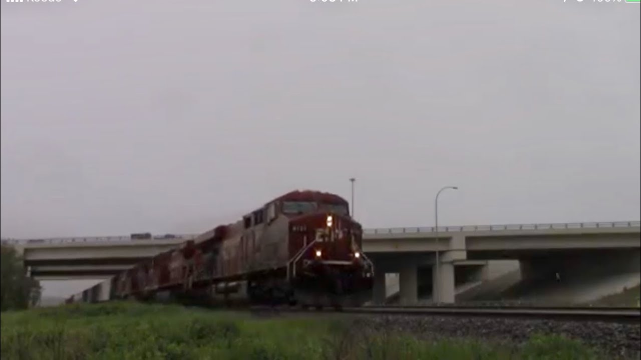 OVERPOWERED!!!! Canadian Pacific Mixed (CP 400) East at Keith, Calgary ...