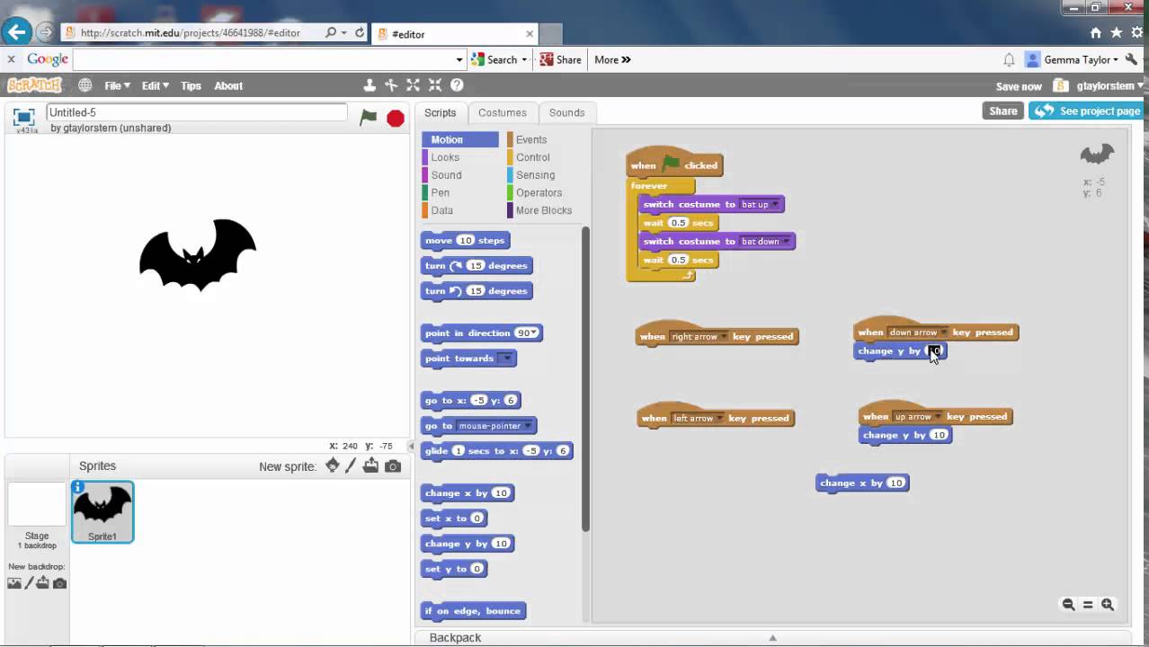 Scratch 03 Costumes and Backdrop - YouTube