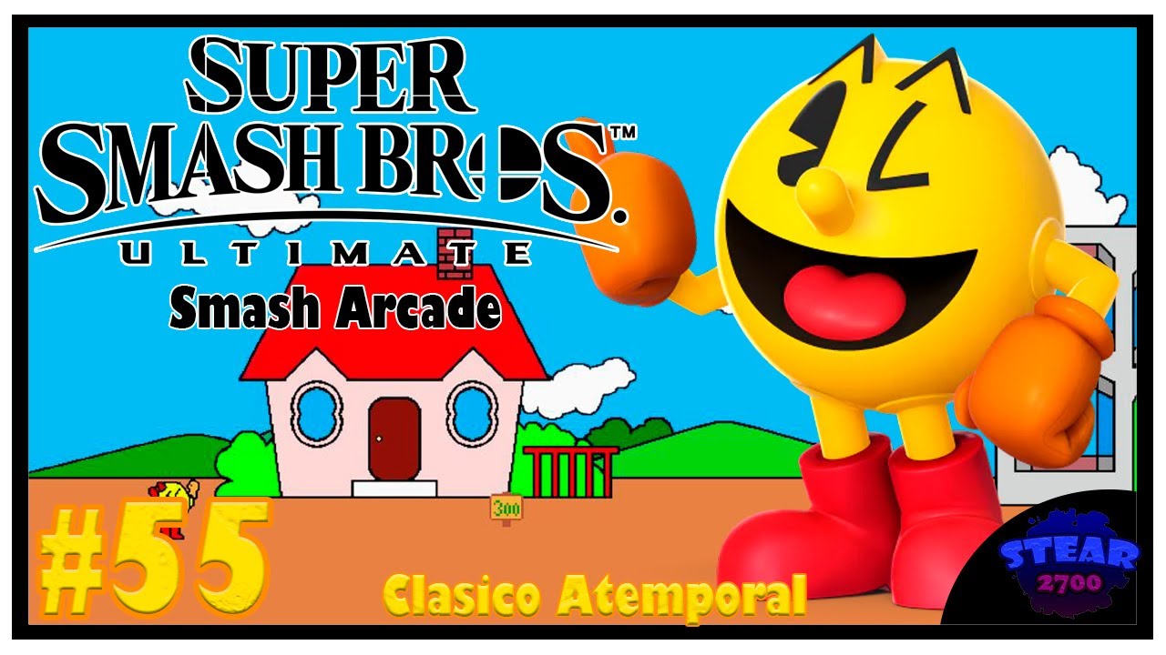 Super Smash Bros. Ultimate #55 || Smash Arcade, Pacman || Clasico ...