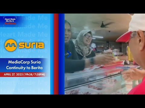 MediaCorp Suria Continuity to Berita [27-APRIL-2025] (19h58/7:58PM ...