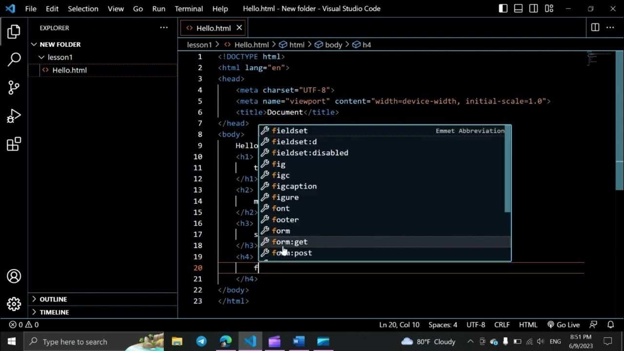 រៀនសរសេរកូដ Html Khmer Html Basic Episode1 Youtube