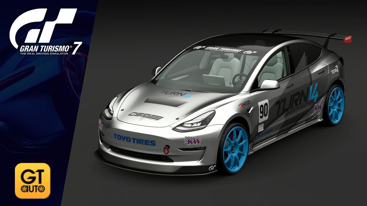 Gran Turismo 7 - Customization: Tesla Model 3 Performance ´23 - YouTube