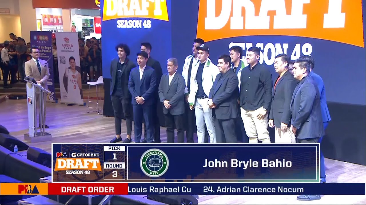 Full Third Round Picks | PBA Season 48 Rookie Draft - YouTube