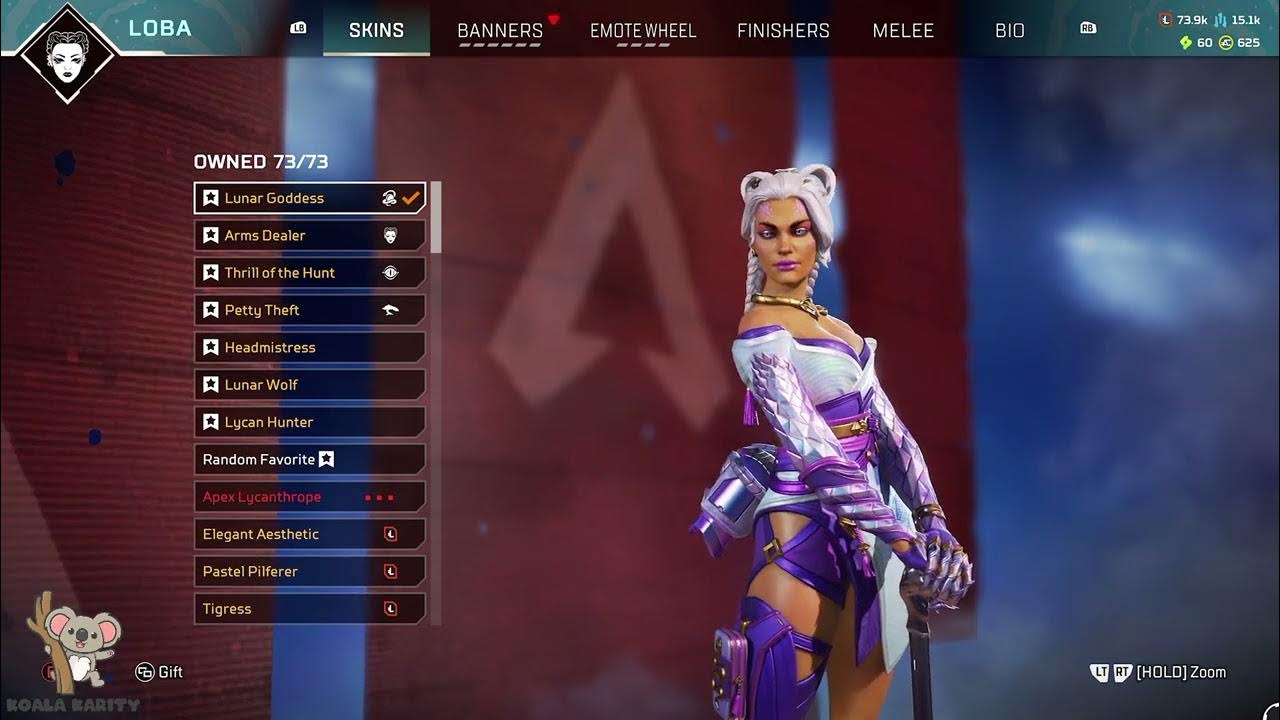 New Legendary Skin for Loba (Lunar Goddess), Lunar Rebirth Event. [Apex Legends -Highlight- Jan ...
