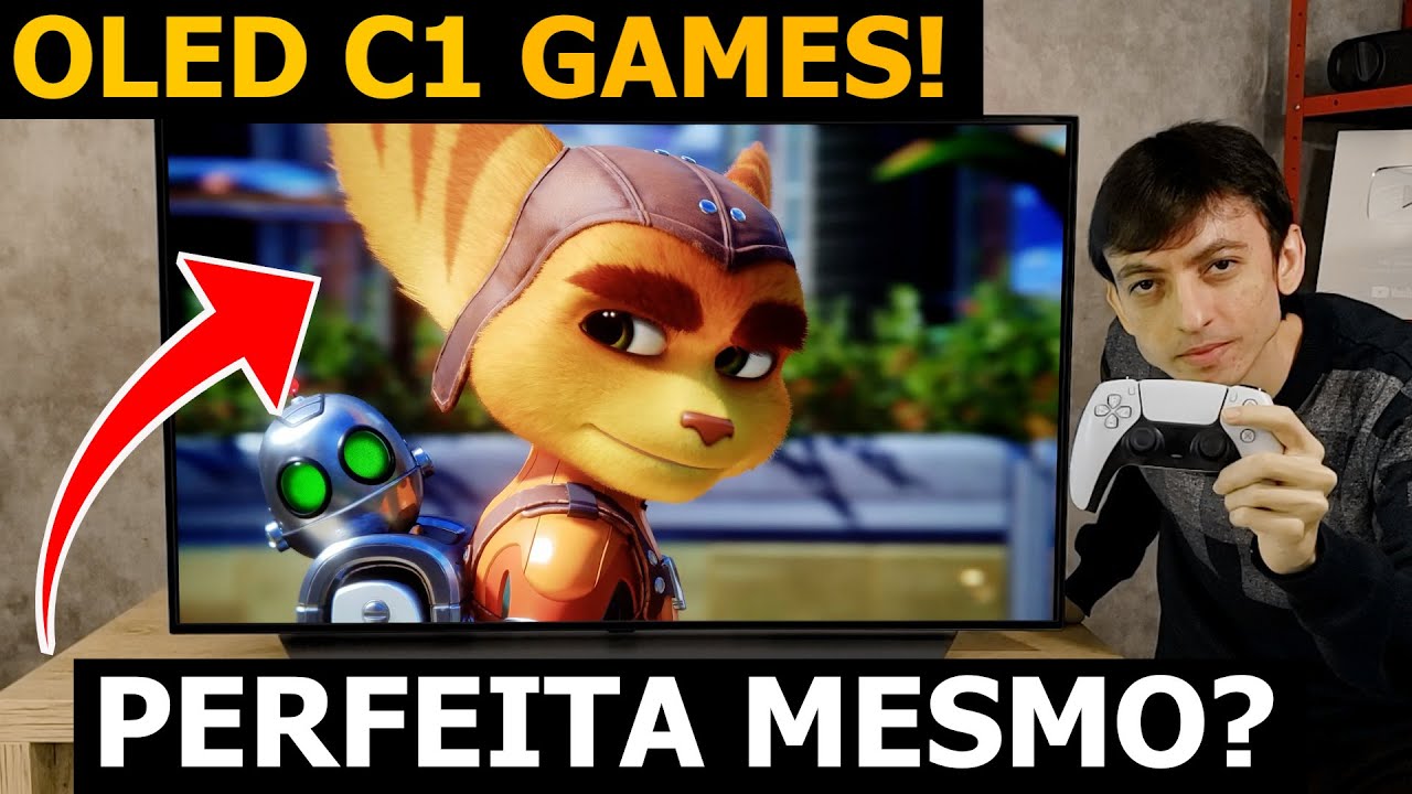 TV OLED C1 2021 para GAMES!! É mesmo PERFEITA para JOGOS? - YouTube