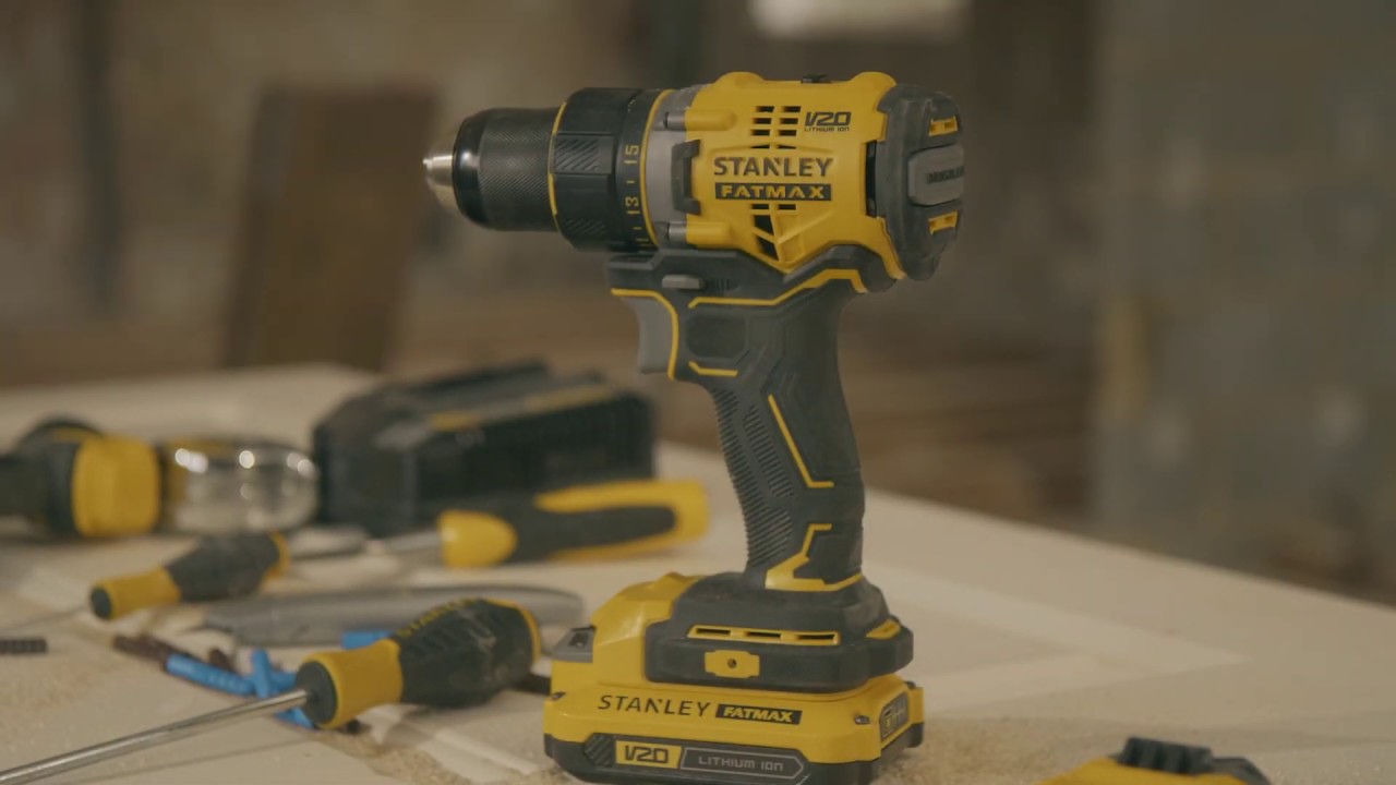 STANLEY FATMAX V20 I SFMCD720D2K 18V BRUSHLESS SCHROEFBOORMACHINE - YouTube