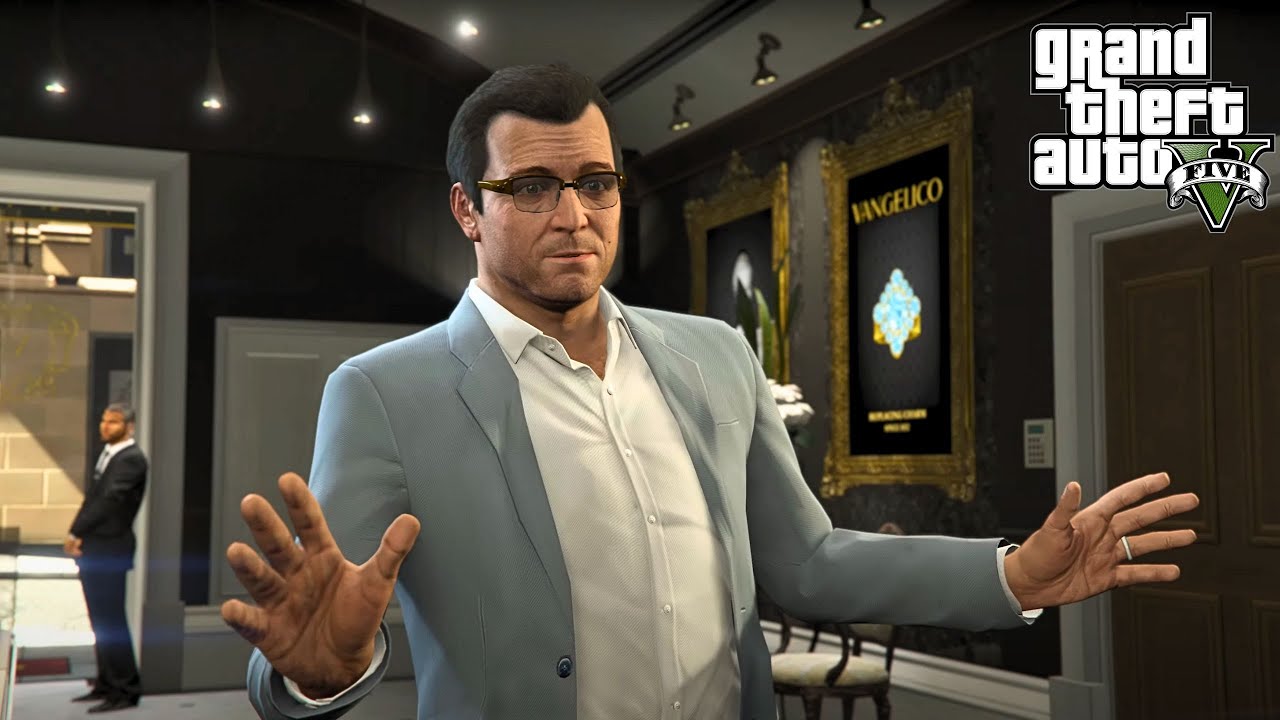 GTA 5: Casing the Jewel Store | PS5 | 4k Gameplay | Michael - YouTube