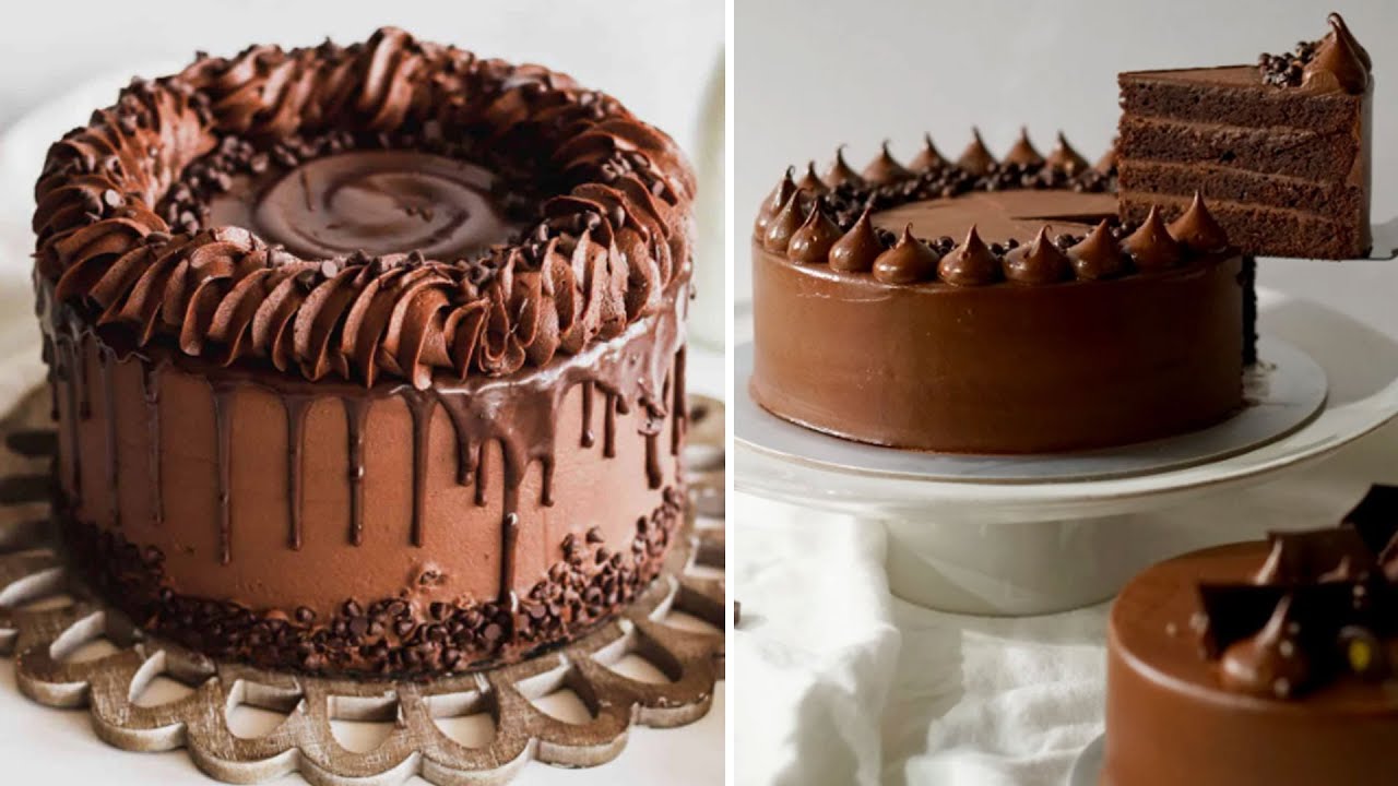 10 Delicious Chocolate Cake Recipe | Beautiful Chocolate Cake ...
