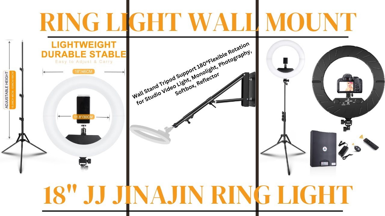 Unboxing And Review Of The Amazing Jj Jianjin 18 Inch Ring Light Kit ...