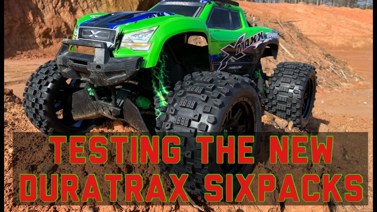 Duratrax Sixpack tire test on the Xmaxx - YouTube