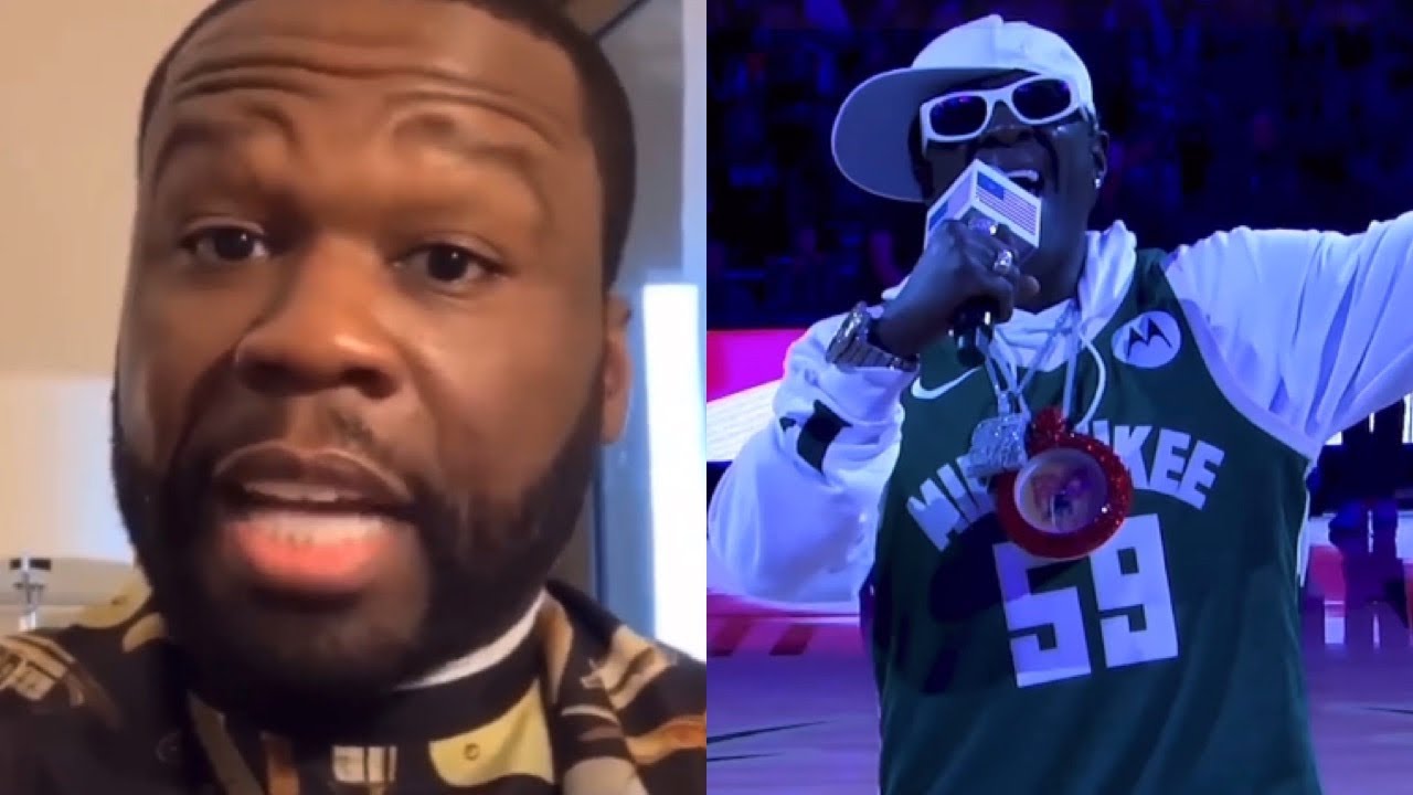 50 Cent Reacts To Flavor Flav Fumbling National Anthem Singing “wtf Get