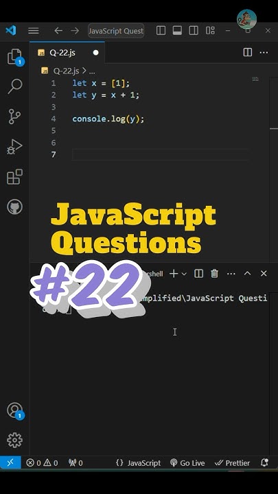 #22 : JavaScript Questions Series #coding #webdevelopment #codingsimplifiedspace # ...