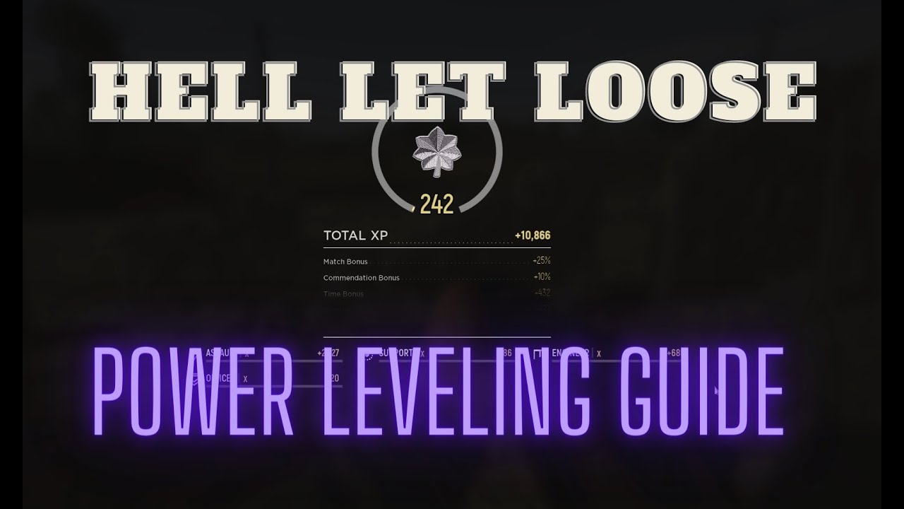 Hell Let Loose - Power Leveling Guide - YouTube
