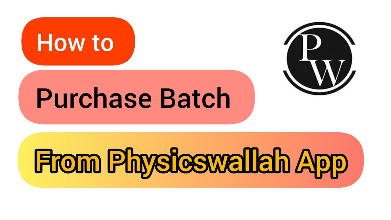 How to Purchase batches from Pw App ? | Pw app se batch kaise purchase ...