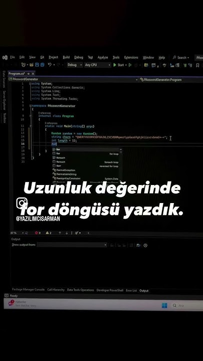 Şifre Oluşturma Uygulaması Coding Developerskills Kodlama Programming Software Youtube