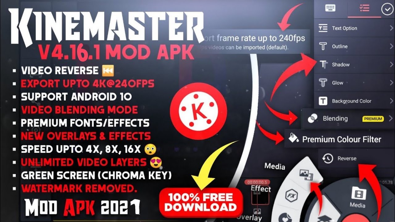 Kinemaster mod apk 2021 V 4.16.1 | without watermark and more - YouTube