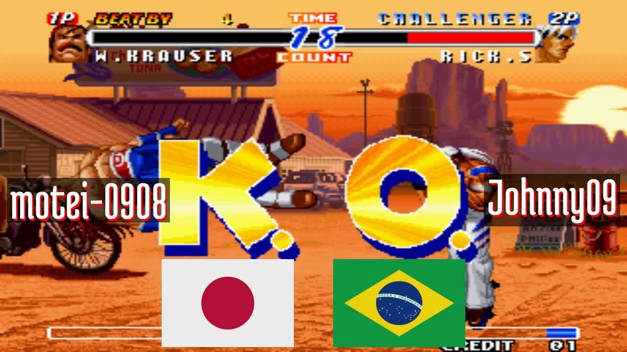 @rbff2h: motei-0908 (JP) vs Johnny09 (BR) [Real Bout Fatal Fury 2 rbff2 ...