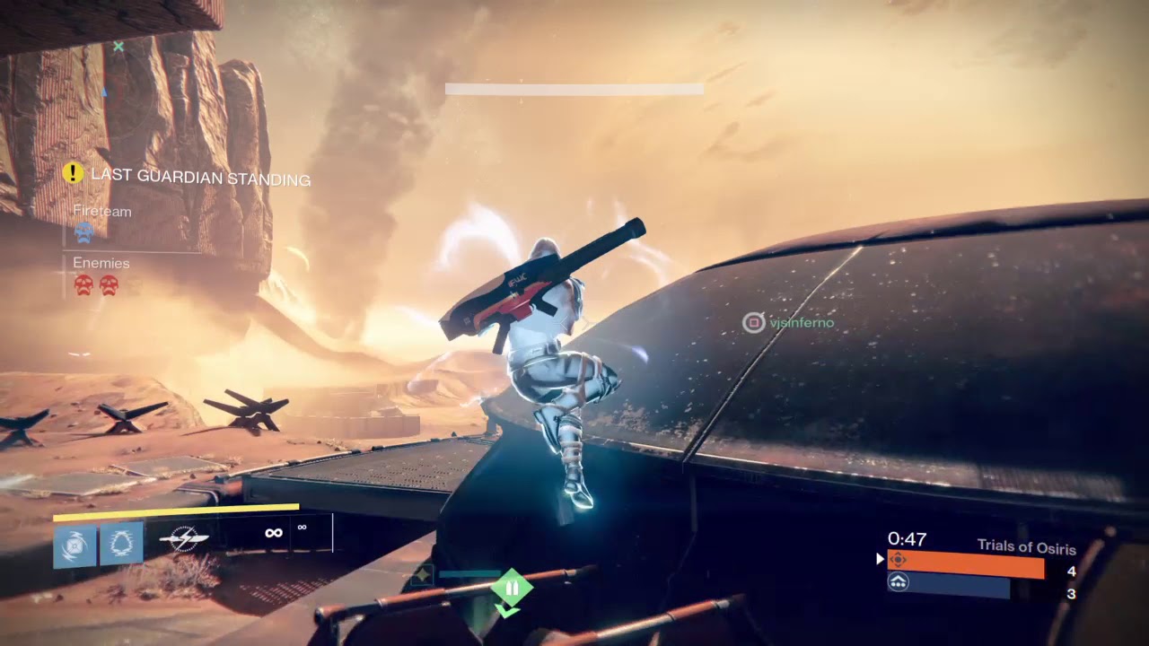 Destiny 1 trials of osiris 2v3 game for lighthouse - YouTube