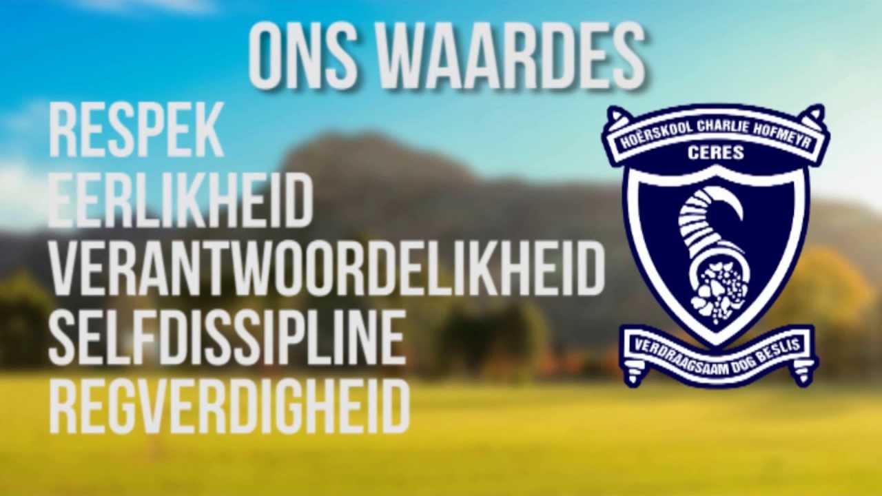 Hoërskool Charlie Hofmeyr - YouTube