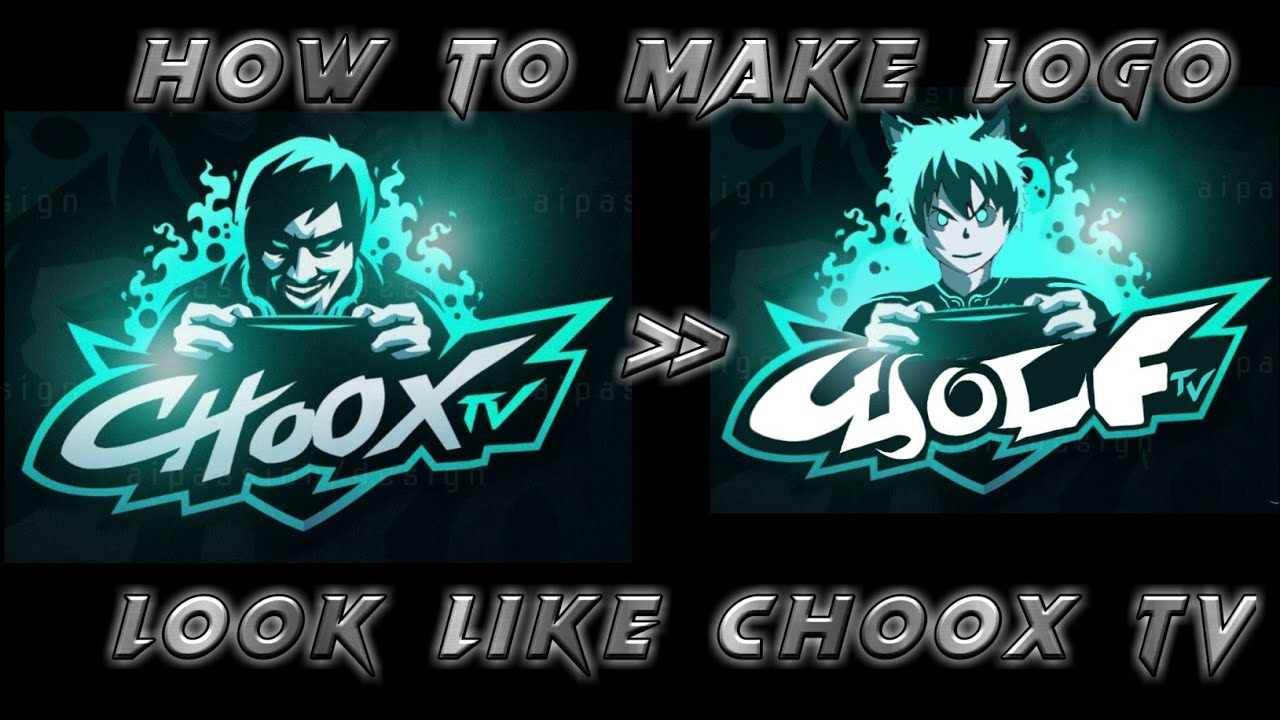 How to make logo look like choox tv | fast and easy tutorial | choox tv ...