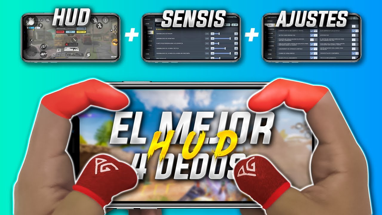 EL MEJOR HUD de 4 DEDOS para ser PRO en COD mobile - YouTube