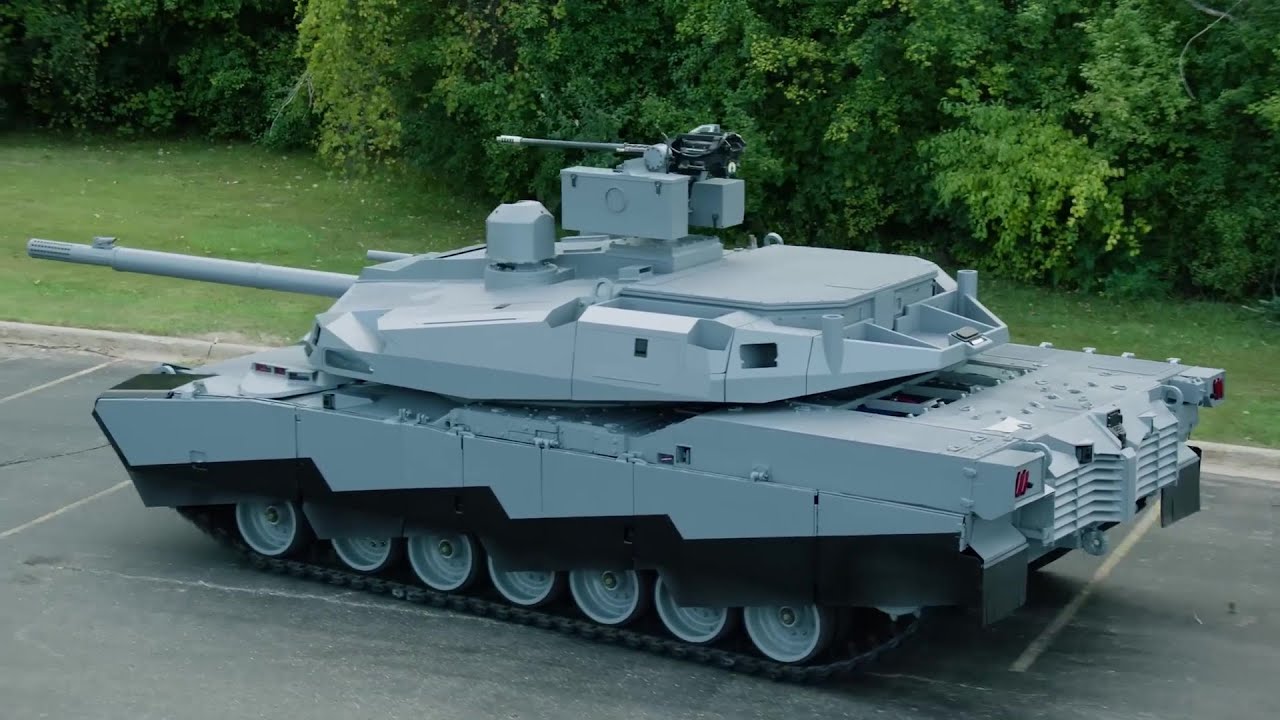 General Dynamics Land Systems - 120mm AbramsX Main Battle Tank [1080p ...