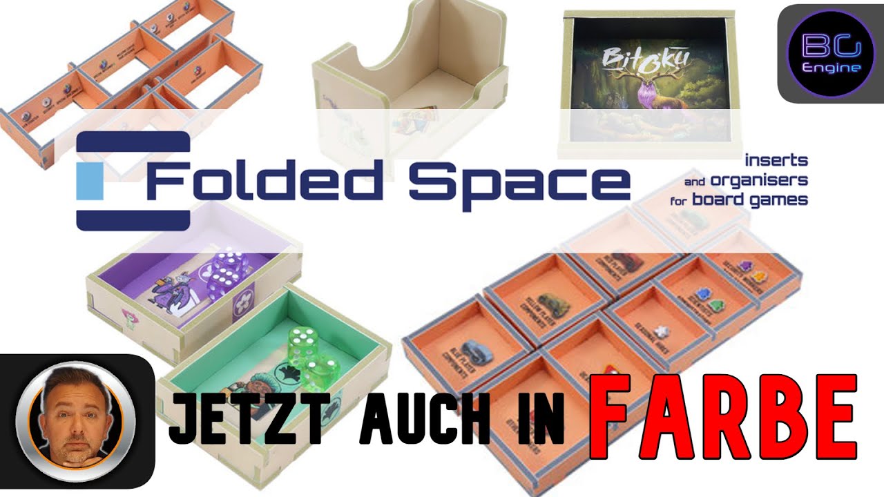 FOLDED SPACE - INSERTS / INLAYS - Brettspiel - BITOKU - DUNE - PRAGA - TAVERNEN - YouTube
