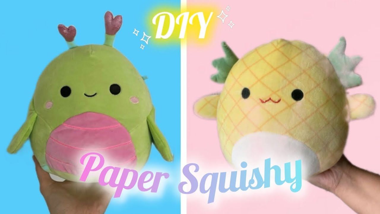 DIY paper Squishy / Cute paper Squishy | #papercraft #craft #diy - YouTube