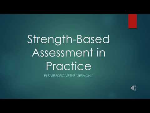 Strength Based Assessment - YouTube