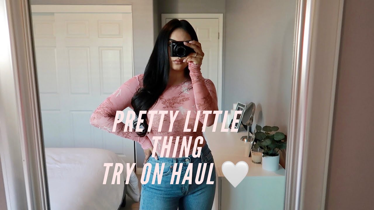 PRETTY LITTLE THING TRY ON HAUL♡ - YouTube