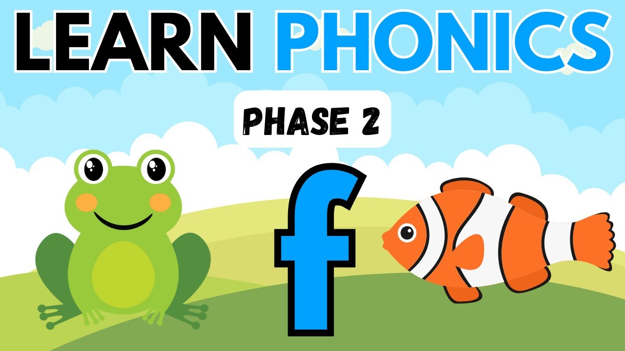 Phonics Letter Sound (f) words | Phase 2 | Phonics for Kids - Learn to ...