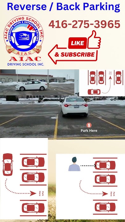 How to Reverse Park - Learn to do Reverse Parking / Back Parking - Expert Pro Tips - #shorts ...