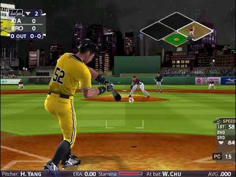 【森本精華】PC MVP BASEBALL2005 亞洲職棒大賽2014模組 雖然打帶跑戰術失敗了，可是我們終於盜壘成功啦 超爽~玩這MVP棒球遊戲以來第一次發動盜壘~ - YouTube