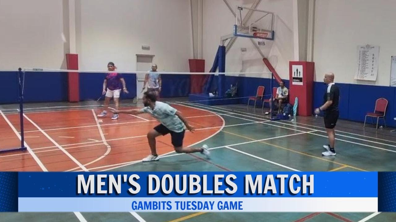 GAMBITS TUESDAY GAME MEN'S DOUBLES KEVIN & DARREN VS REJIN & JEREMY ...