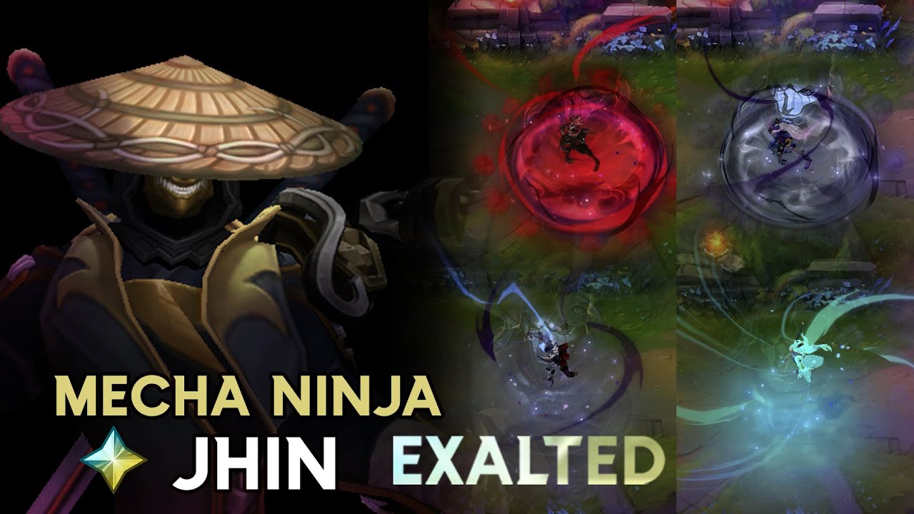 Mecha Ninja Jhin Exalted League of Legends Custom Skin Showcase - YouTube