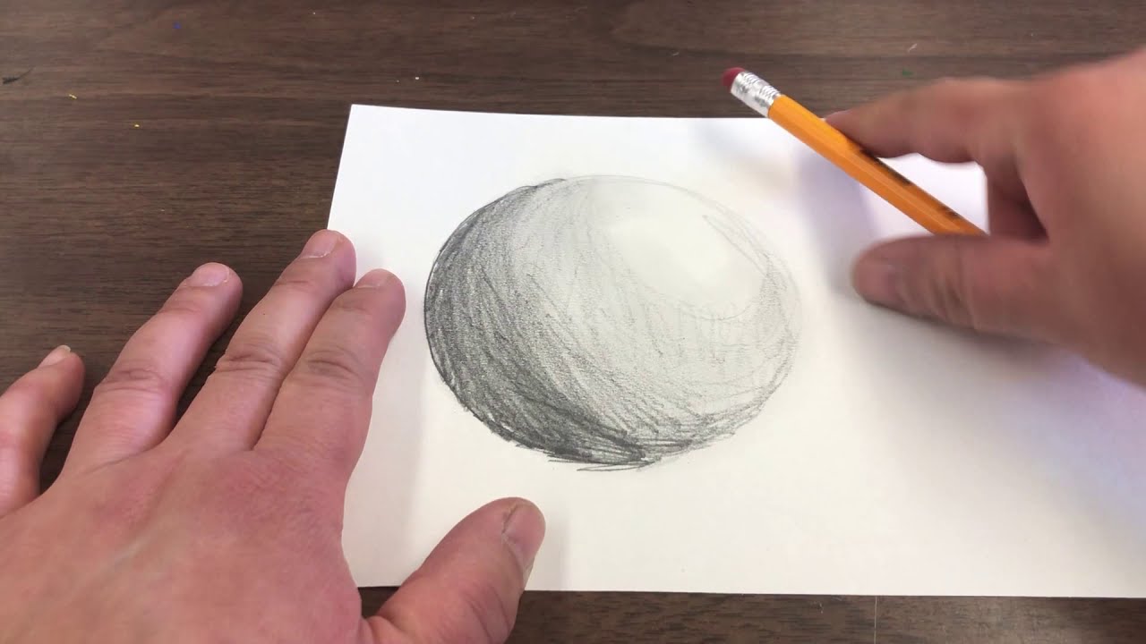 How To Shade A Sphere With Pencil YouTube how-to-shade-a-sphere-with-pencil-youtube