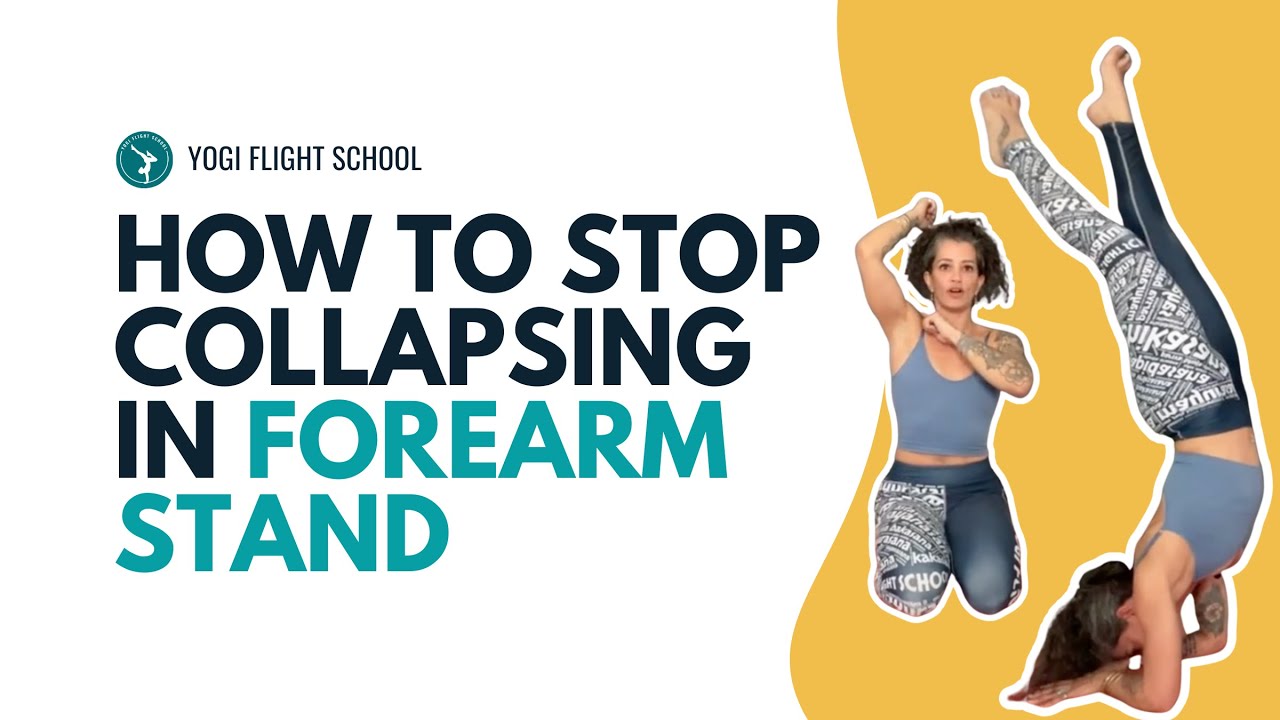 🔵 How To Stop Collapsing in Forearm Stand [3 Key Techniques] - YouTube