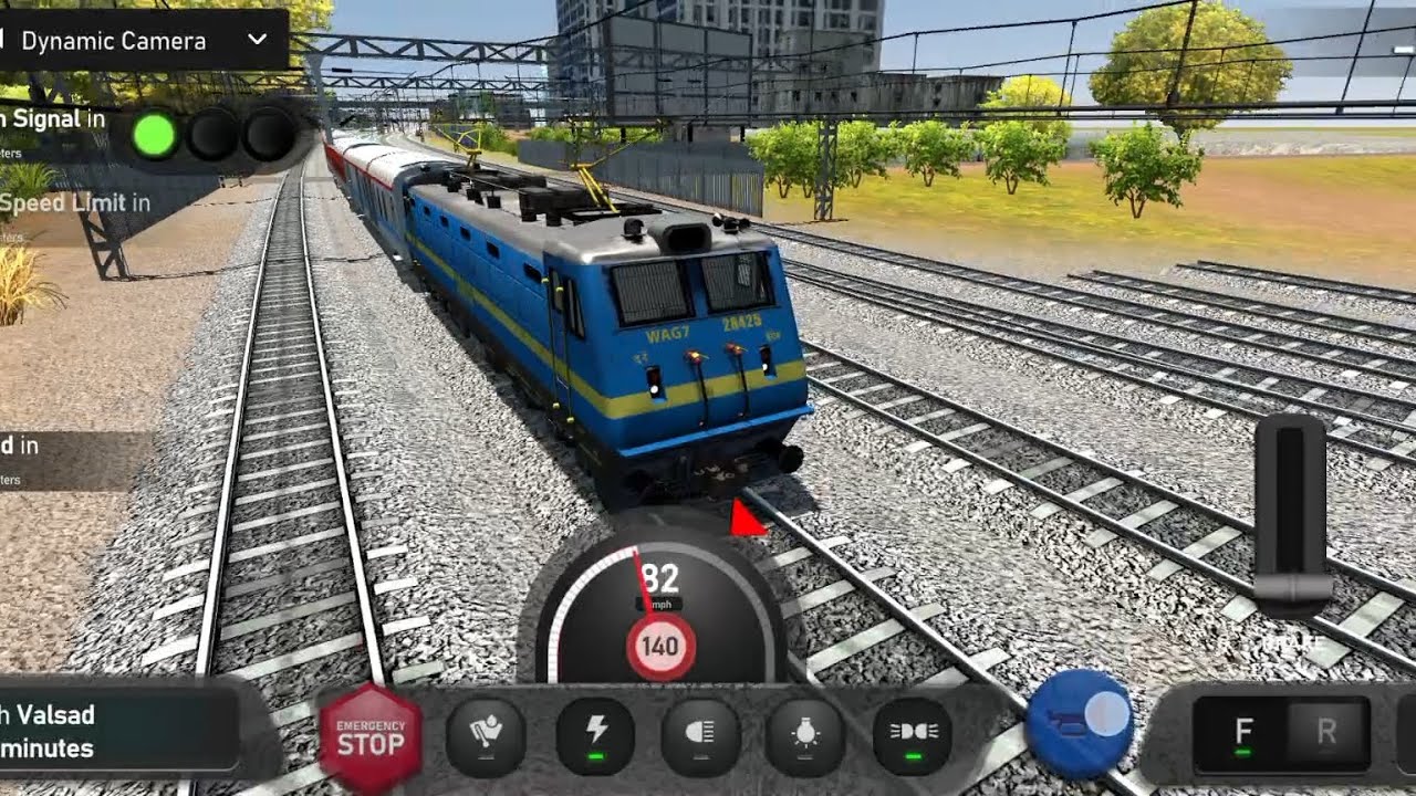 Rajdhani Express Full Journey in Indian Train Simulator - Honking ...