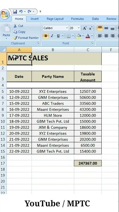 Centre Heading Without Merge in Excel | Excel Tutorials | Tips and Tricks| MPTC | #shorts - YouTube