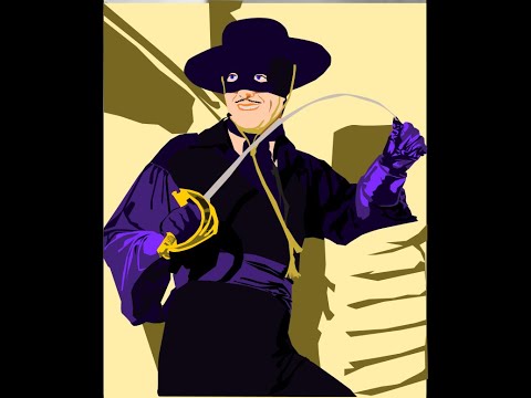 The Mark of Zorro -1940 cartoon animation in colors-full