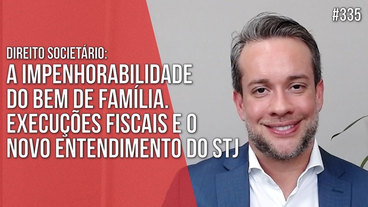 IMPENHORABILIDADE DO BEM DE FAMÍLIA - EXECUÇÕES FISCAIS - DIREITO ...
