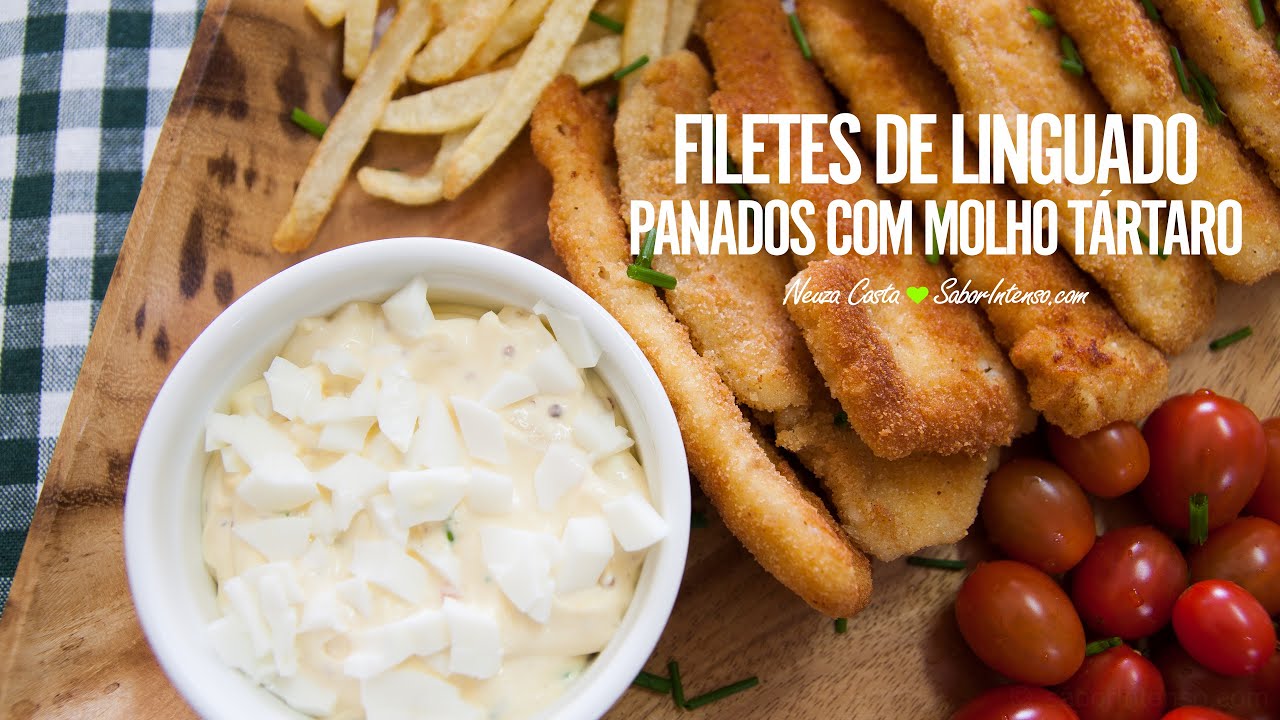Filetes de Linguado Panados com Molho Tártaro - YouTube