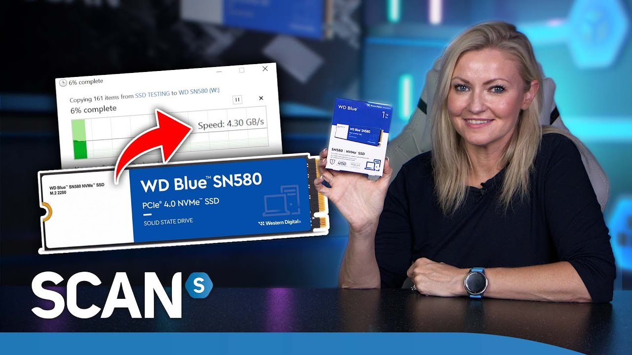 Benchmark testing the NEW WD Blue SN580 SSD! - YouTube
