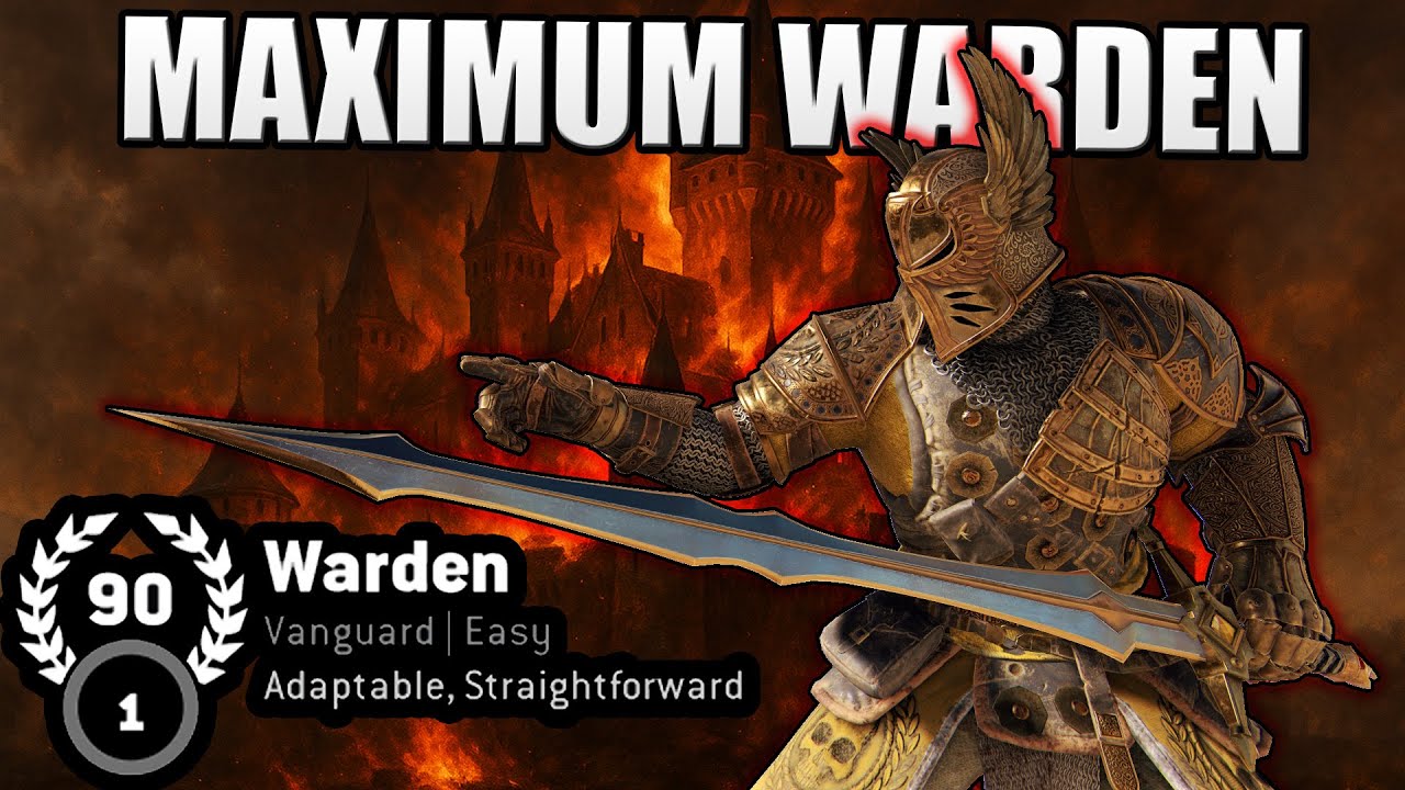 MAXIMUM WARDEN - That's How a Rep 90 Warden FIGHTS | For Honor - YouTube