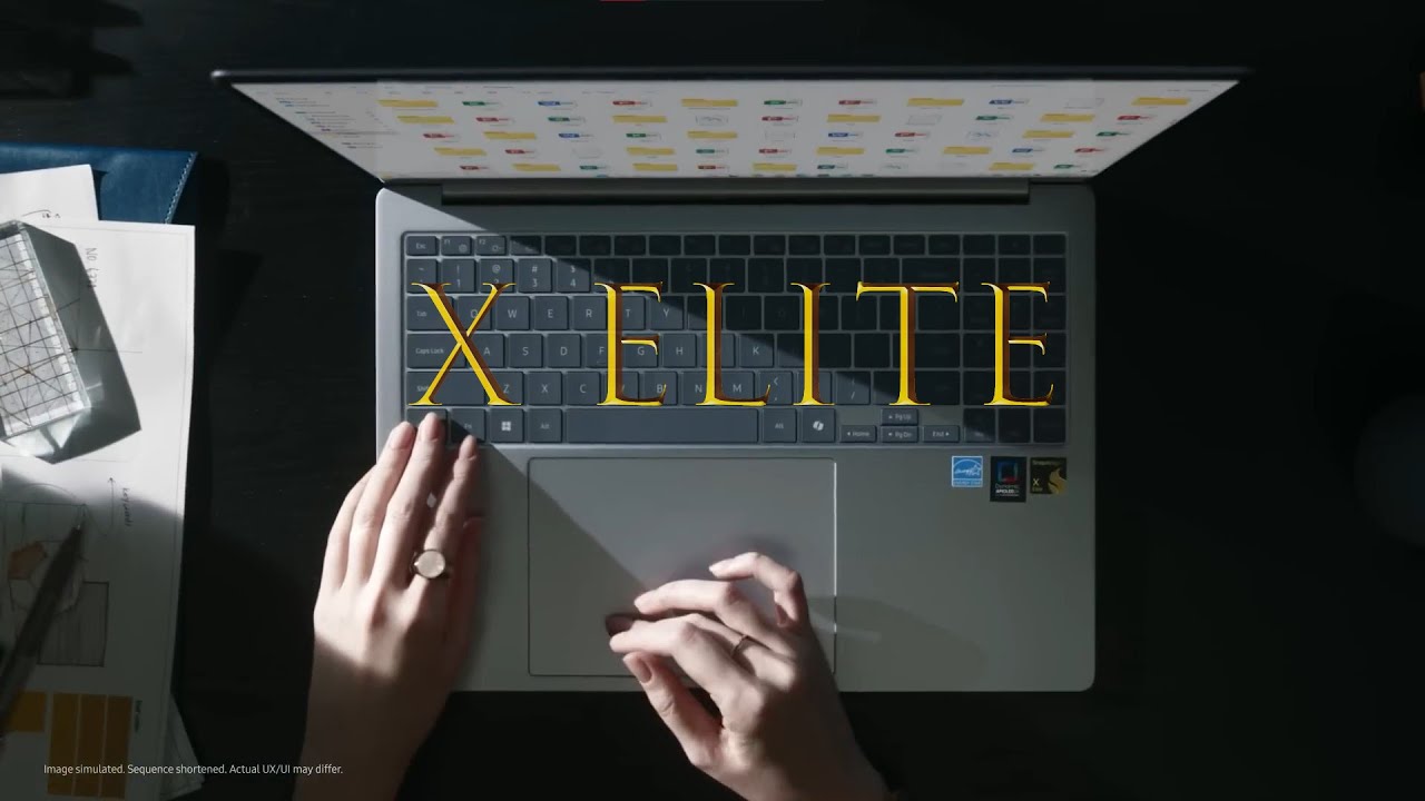 The first Samsung AI PC Galaxy Book 4 Edge with the Snapdragon X Elite ...