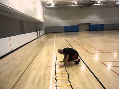 Burpee into Ladder Squat - YouTube