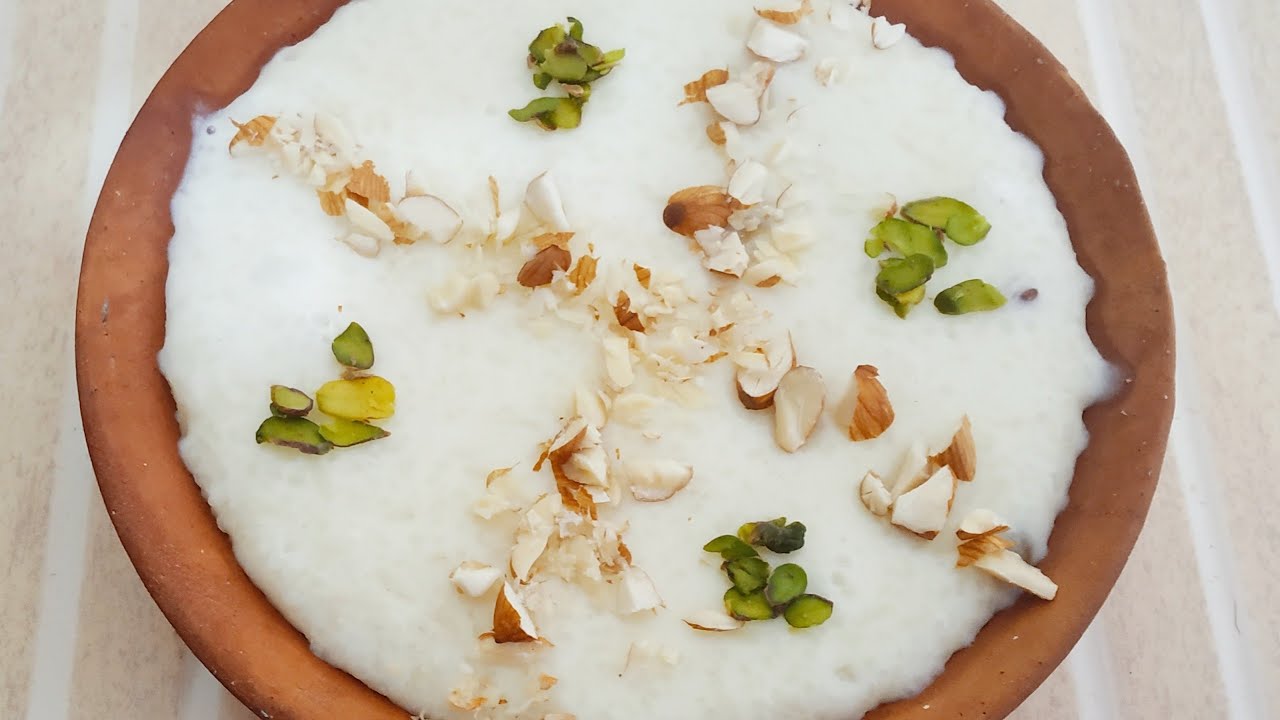Firani| Sweetdish| how to make firani|Dessert - YouTube